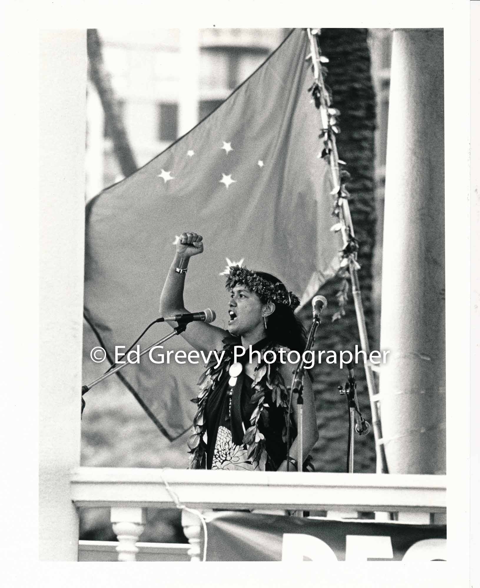 Haunani-Kay Trask pics - Ed Greevy Photographer